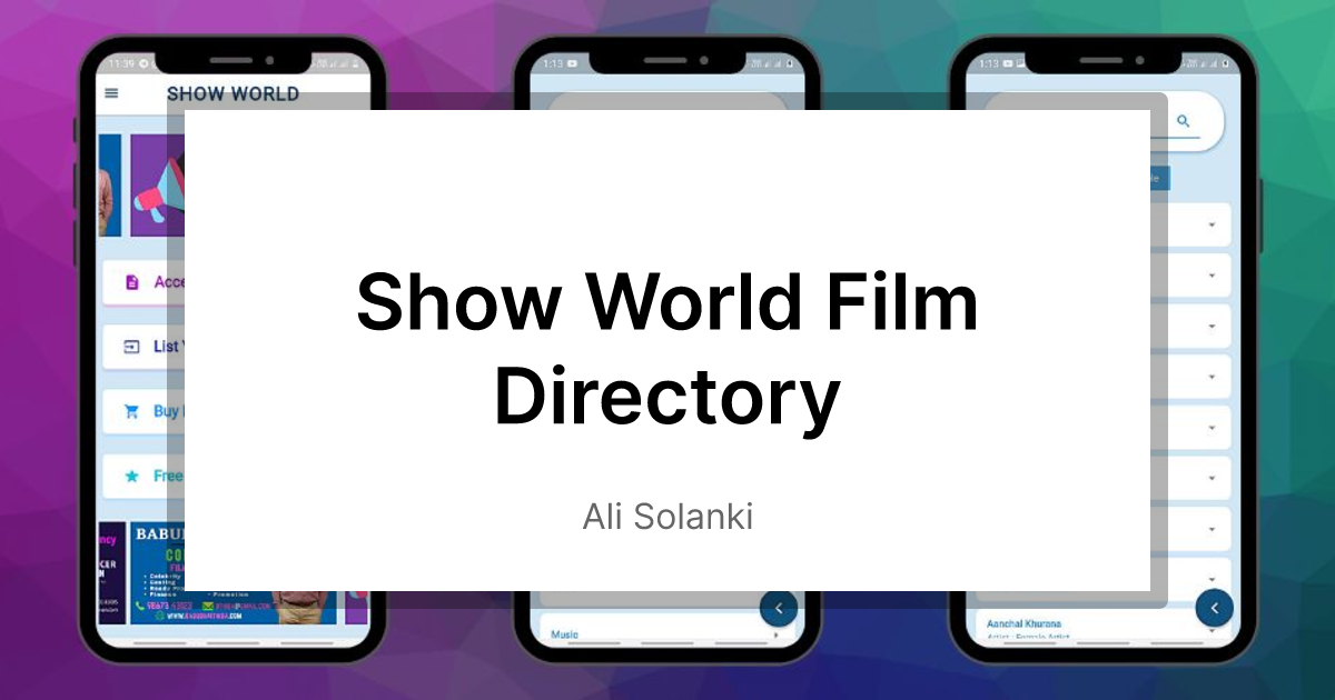 Show World Film Directory