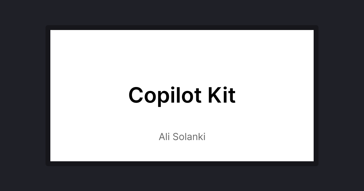 Copilot Kit